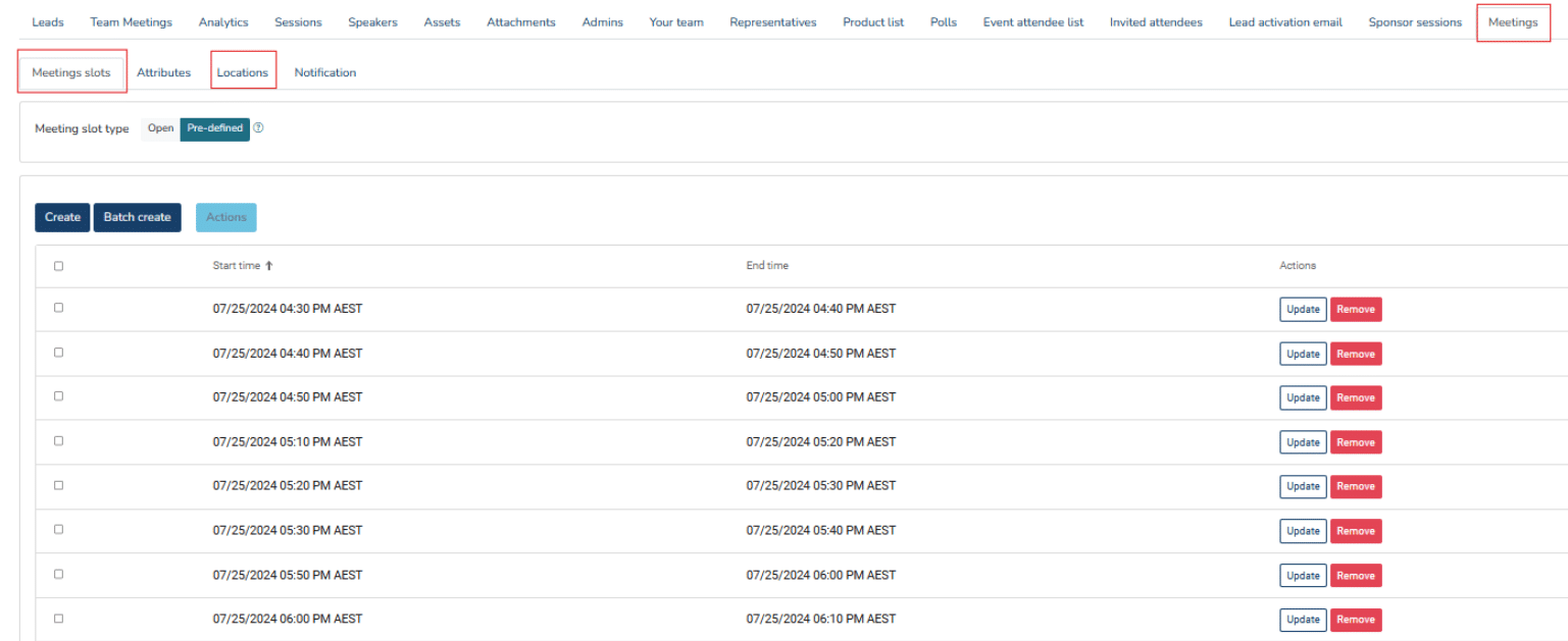 Sponsors - Meeting booking system - Event Management Platform for ...